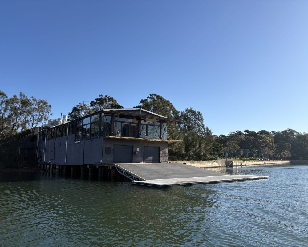 Glebe Boatshed Rowing Pontoon - Marine Structures