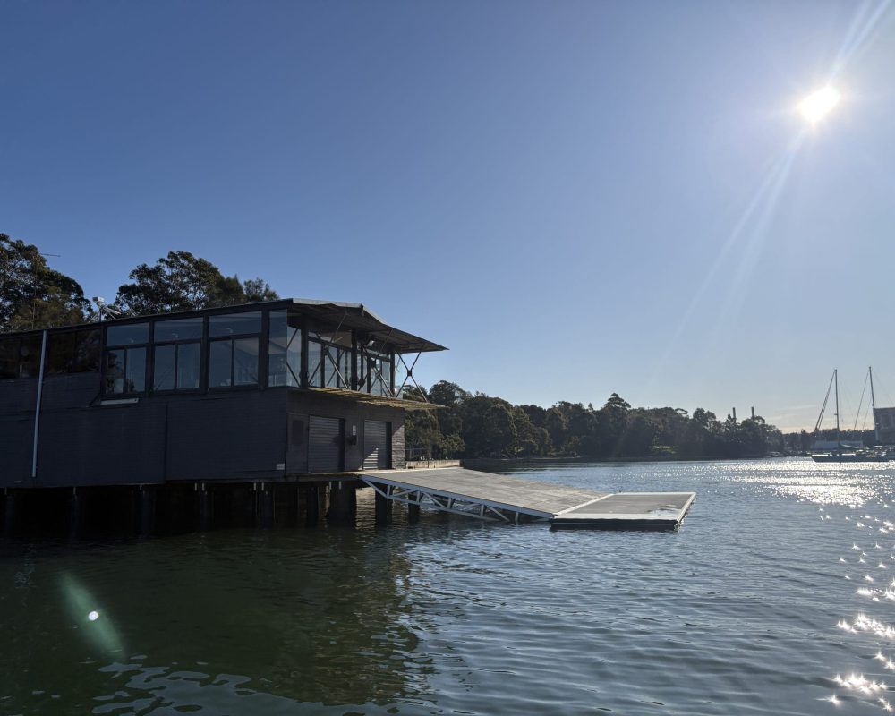 Glebe Boatshed Rowing Pontoon - Marine Structures
